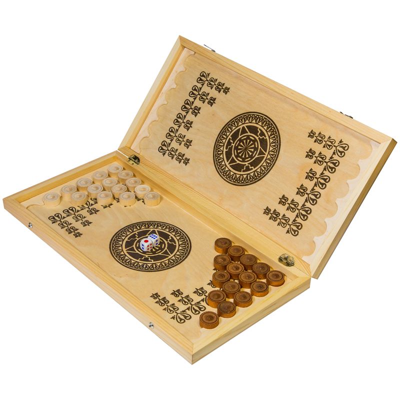 Игра три в одном (нарды,шашки,шахматы) : 4631136144977 - Troyka Online